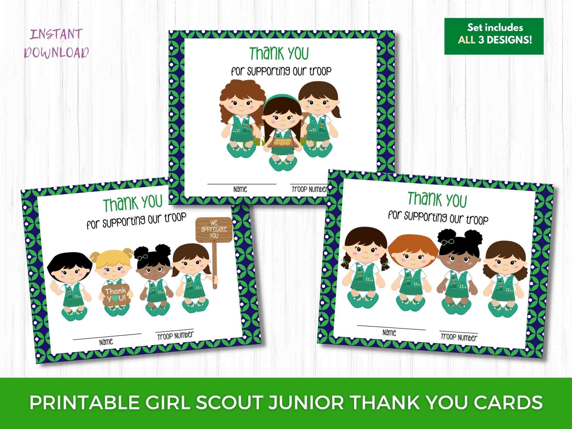 Free Printable Girl Scout Thank You Cards Mommy Snippets Free Printable Girl Scout Thank You Cards Mommy Snippets