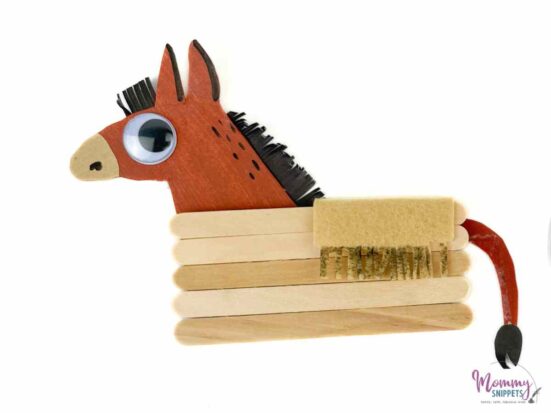 An Easy Donkey Palm Sunday Craft - Mommy Snippets