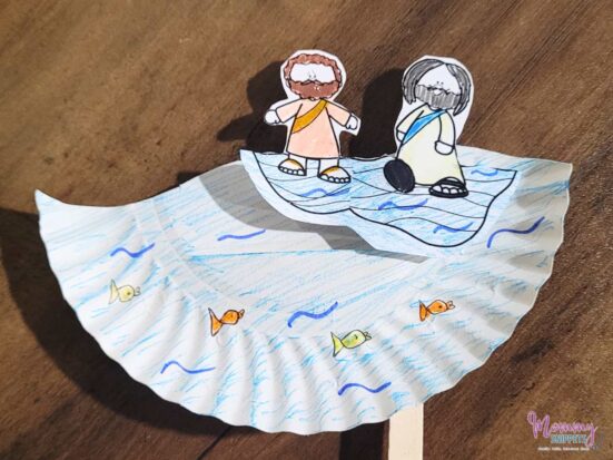 A Simple Jesus Walks On Water Craft Kids Will Love - Mommy Snippets