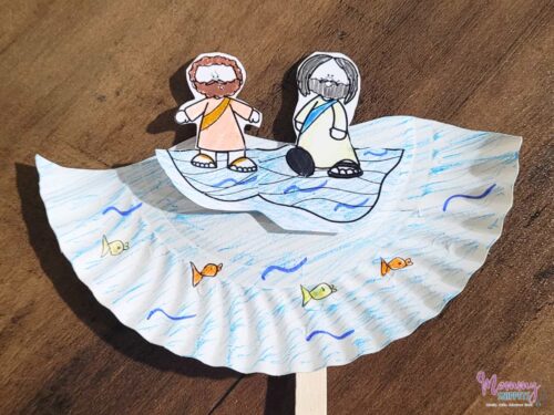 A Simple Jesus Walks On Water Craft Kids Will Love - Mommy Snippets