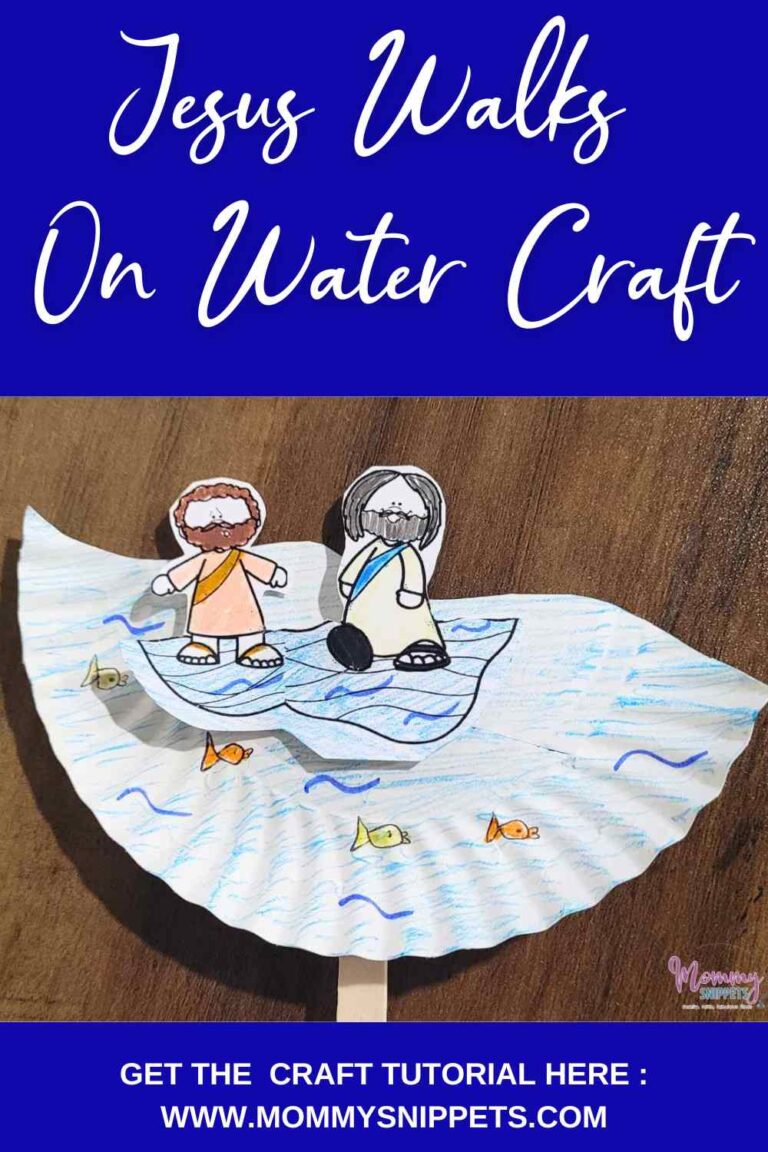 A Simple Jesus Walks On Water Craft Kids Will Love - Mommy Snippets