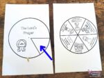 The Lord's Prayer for Kids- A Printable Color Your Own Wheel Craft ...