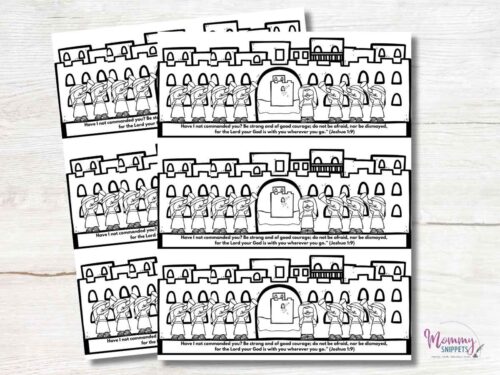 Joshua and the Battle of Jericho Craft - Mommy Snippets