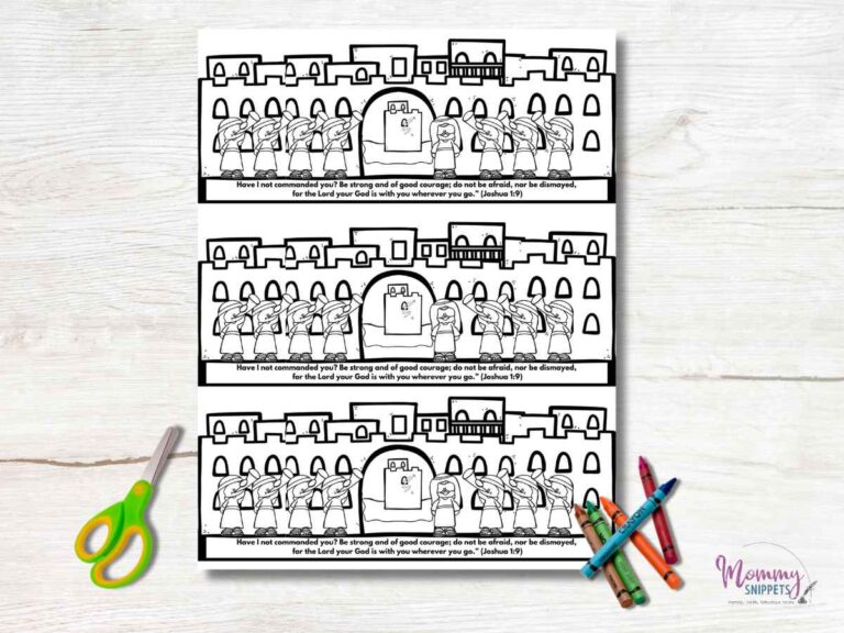 Joshua and the Battle of Jericho Craft - Mommy Snippets