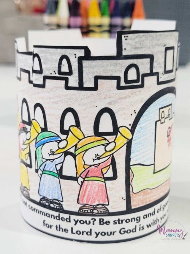 Joshua and the Battle of Jericho Craft - Mommy Snippets