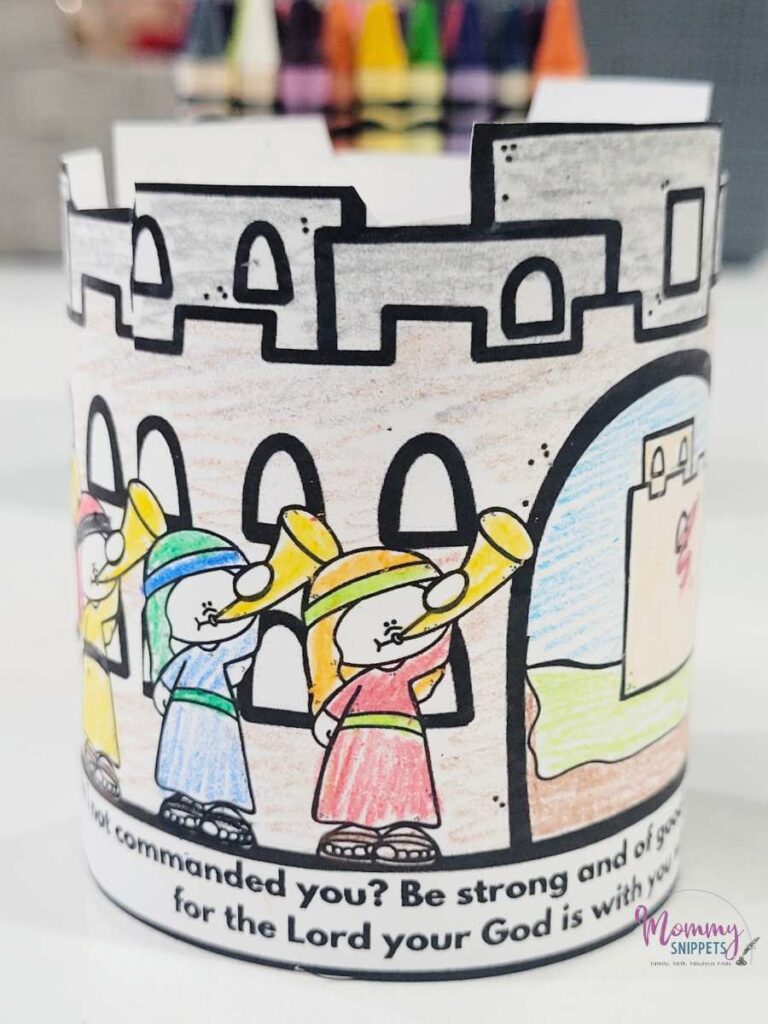 Joshua and the Battle of Jericho Craft - Mommy Snippets