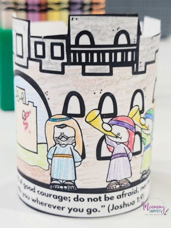 Joshua and the Battle of Jericho Craft - Mommy Snippets