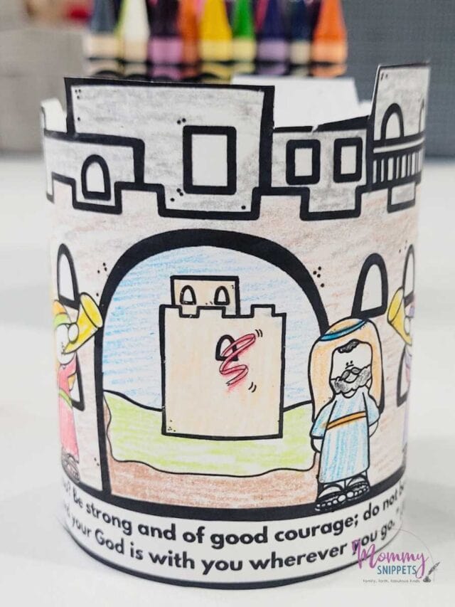 Joshua and the Battle of Jericho Craft - Mommy Snippets