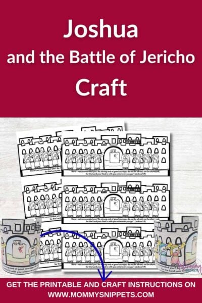 Joshua and the Battle of Jericho Craft - Mommy Snippets