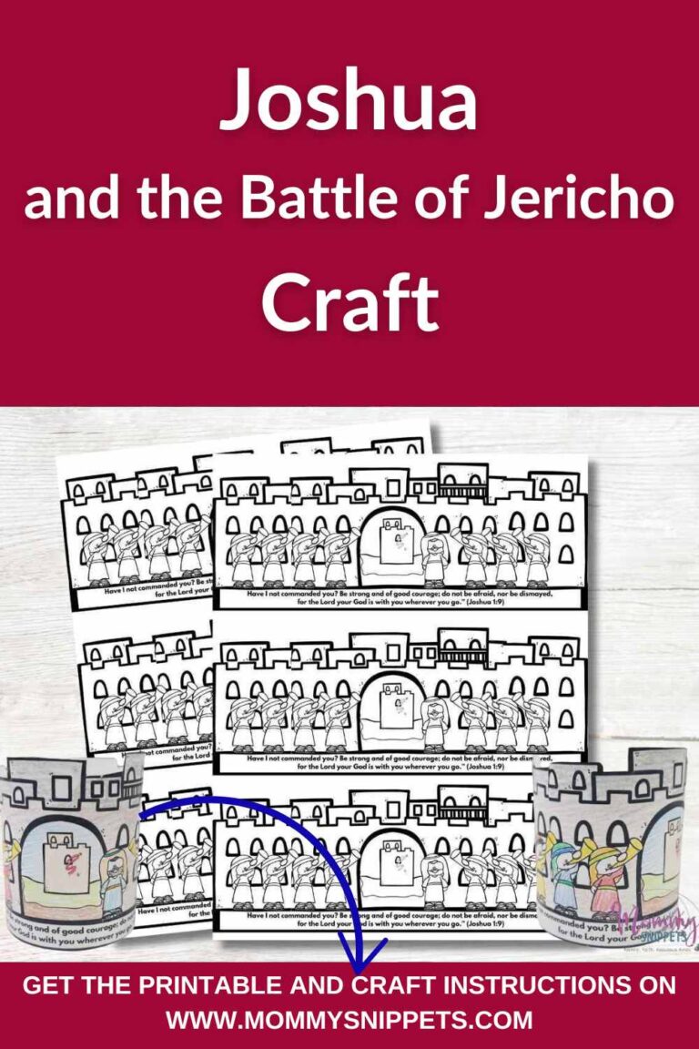 Joshua and the Battle of Jericho Craft - Mommy Snippets