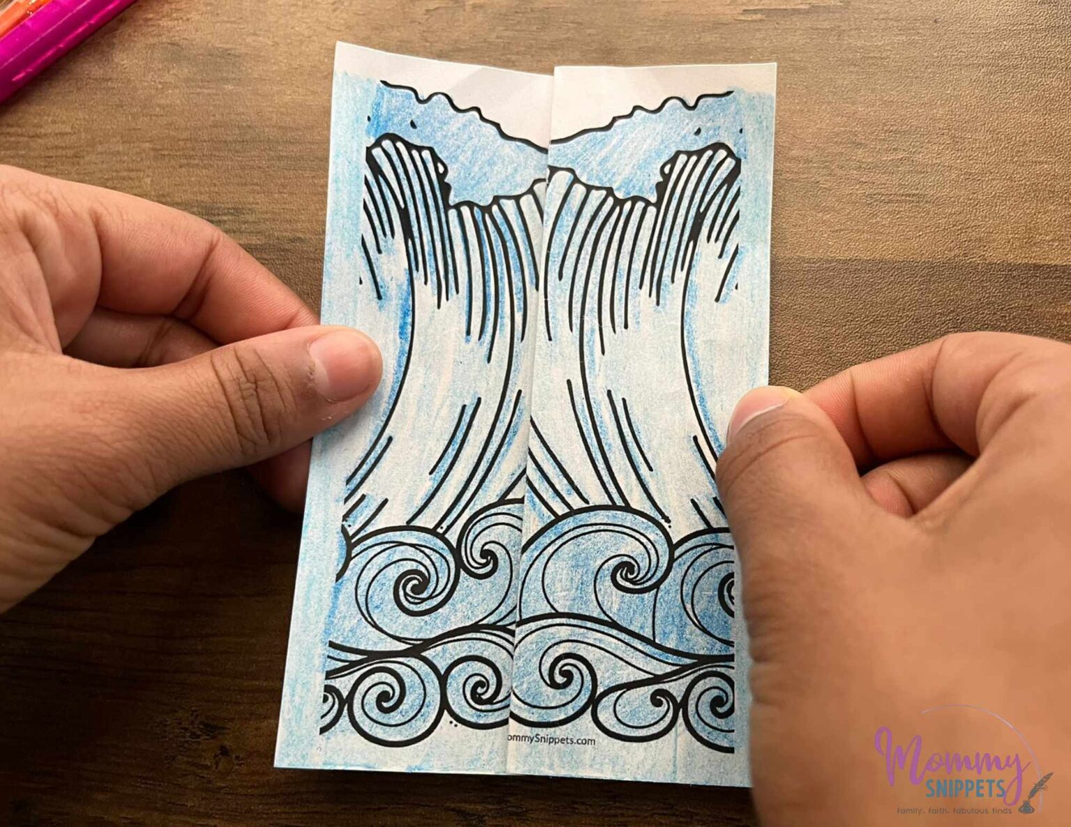 Moses and the Red Sea Crossing Craft - Mommy Snippets