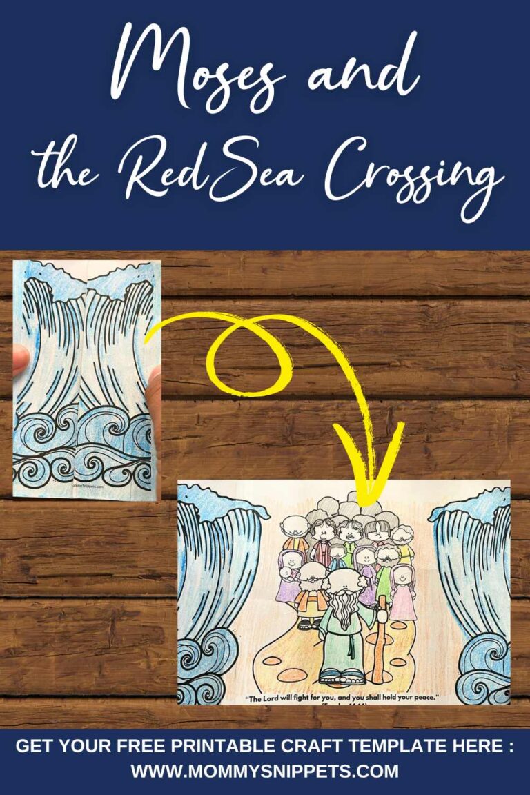 Moses and the Red Sea Crossing Craft - Mommy Snippets