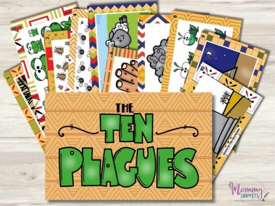 The FREE 10 Plagues Printable Bible Poster Set for Kids - Mommy Snippets